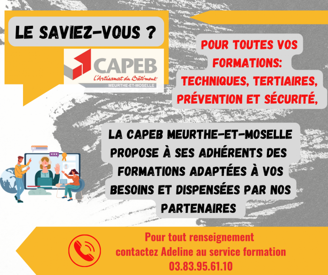 Le Saviez-Vous ・ CAPEB